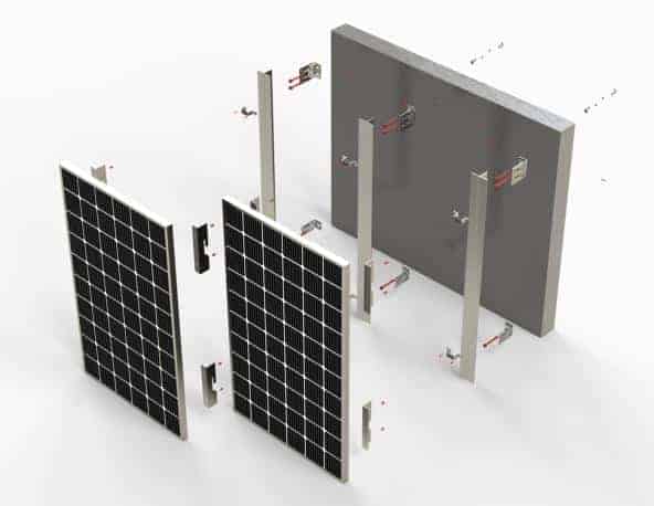 Vertical Application Solar Panels System - ASG Systems